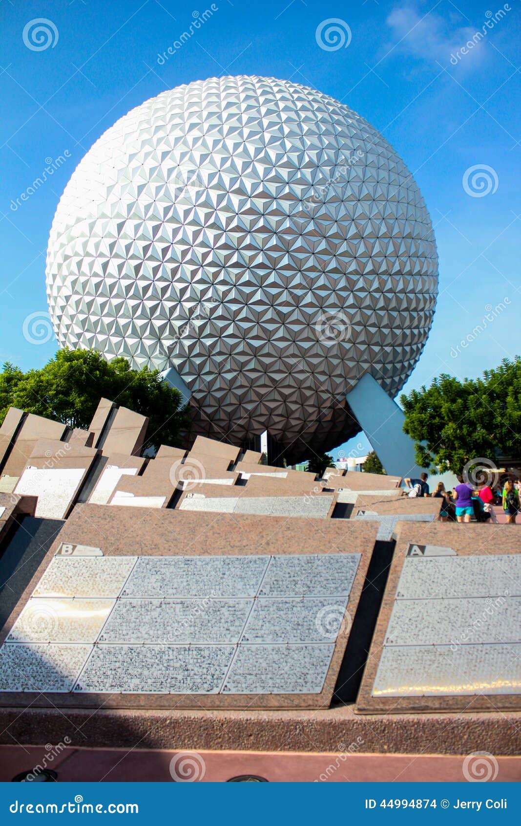 Spaceship Earth, Epcot Center, Orlando Florida Editorial Stock Image ...