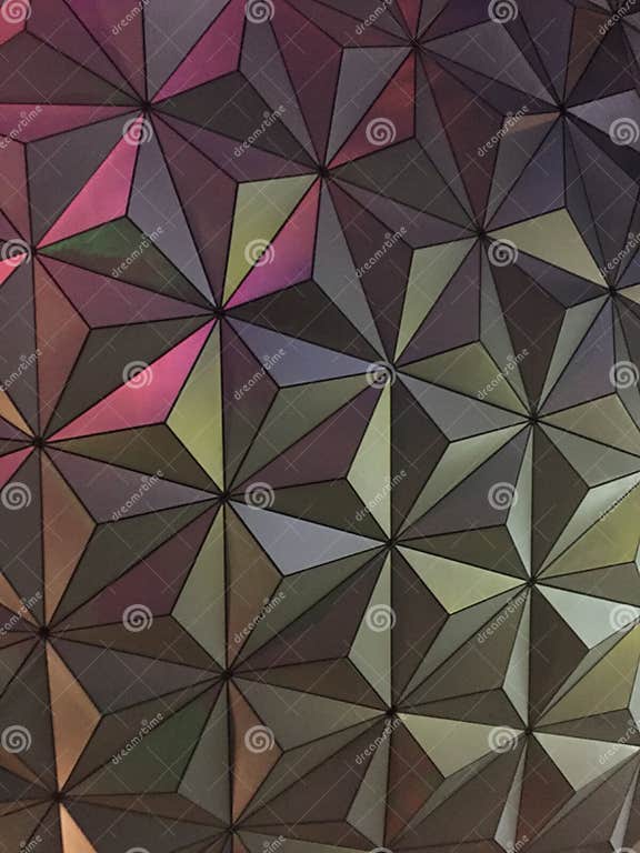 Spaceship Earth Sphere Pattern Editorial Photography - Image of texture ...