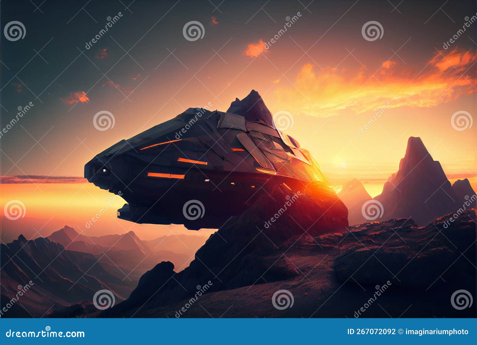 Spaceship Exploring Galaxy. Futuristic Starship Background Stock ... Spaceship Exploring Galaxy. Futuristic Starship Background Stock ...