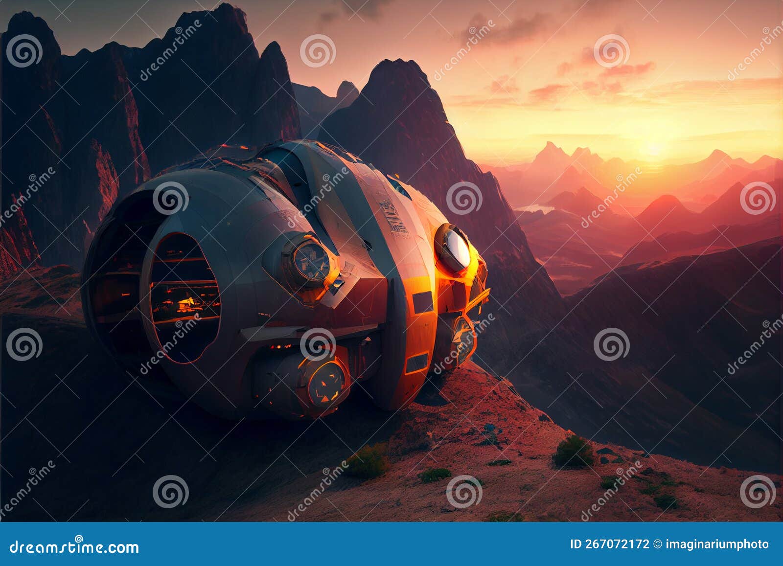 Spaceship Exploring Galaxy. Futuristic Starship Background Stock ... Spaceship Exploring Galaxy. Futuristic Starship Background Stock ...