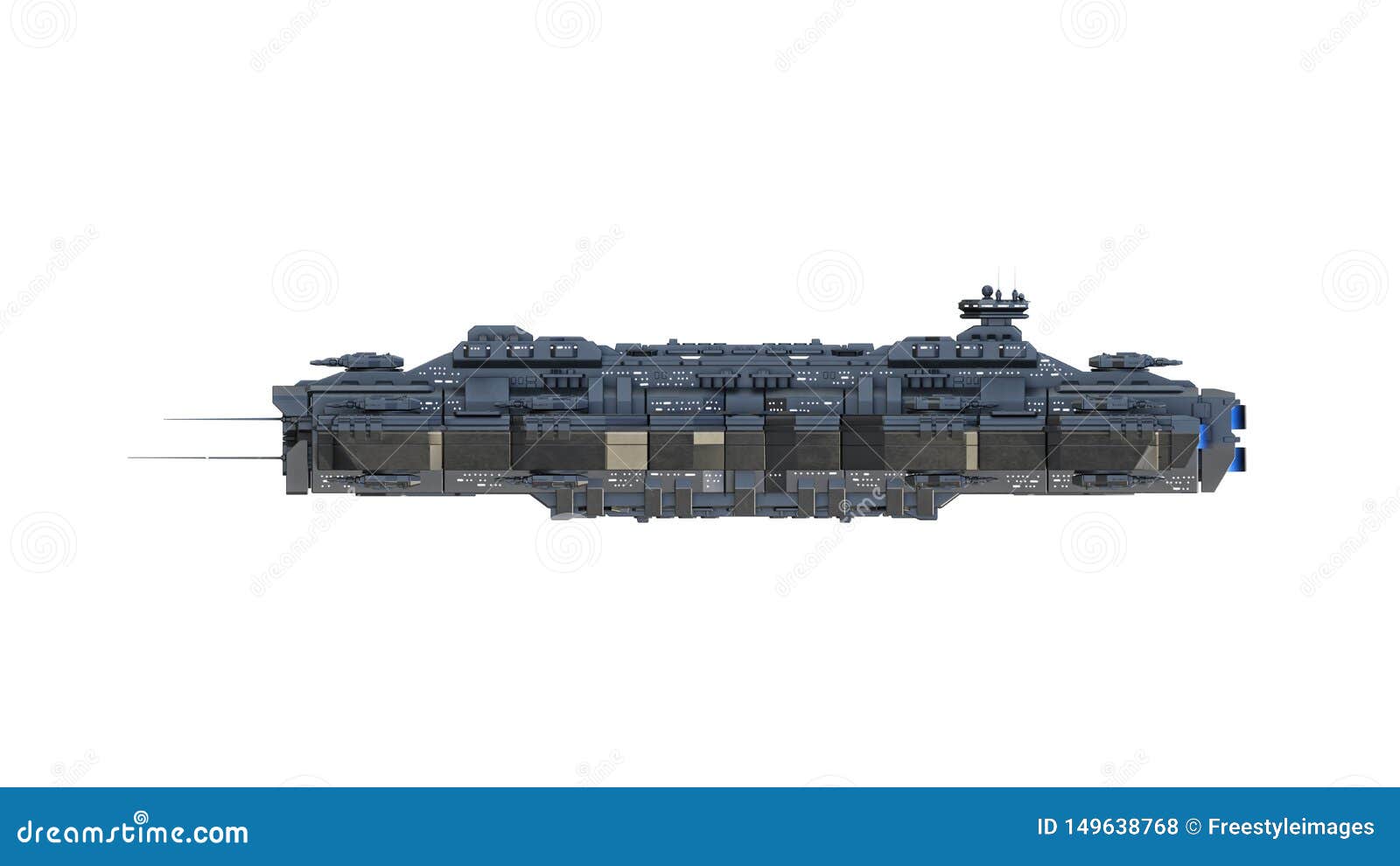 Spaceship Flying, Alien UFO Spacecraft in Flight Isolated on White ...