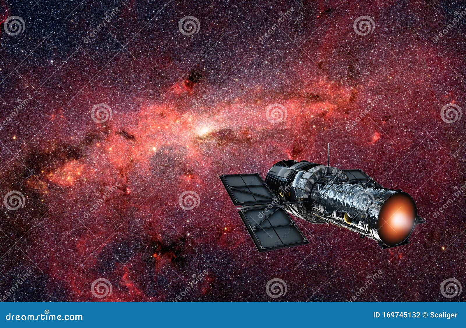 Spaceship Flying To Galaxy in Universe. Nice Galaxy Like Nebula in ... Spaceship Flying To Galaxy in Universe. Nice Galaxy Like Nebula in ...