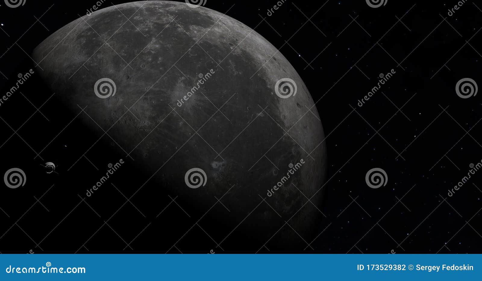 Moon In Outer Space, Surface. High Quality, Resolution, 4k. This Image ...
