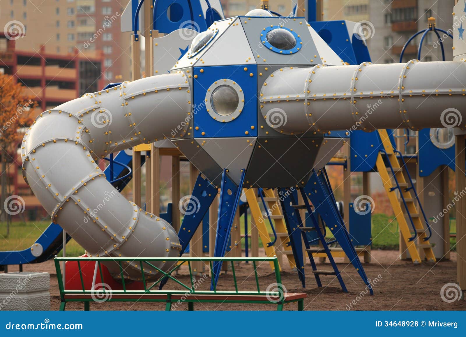 Spaceship stock photo. Image of play, leisure, city, childhood - 34648928