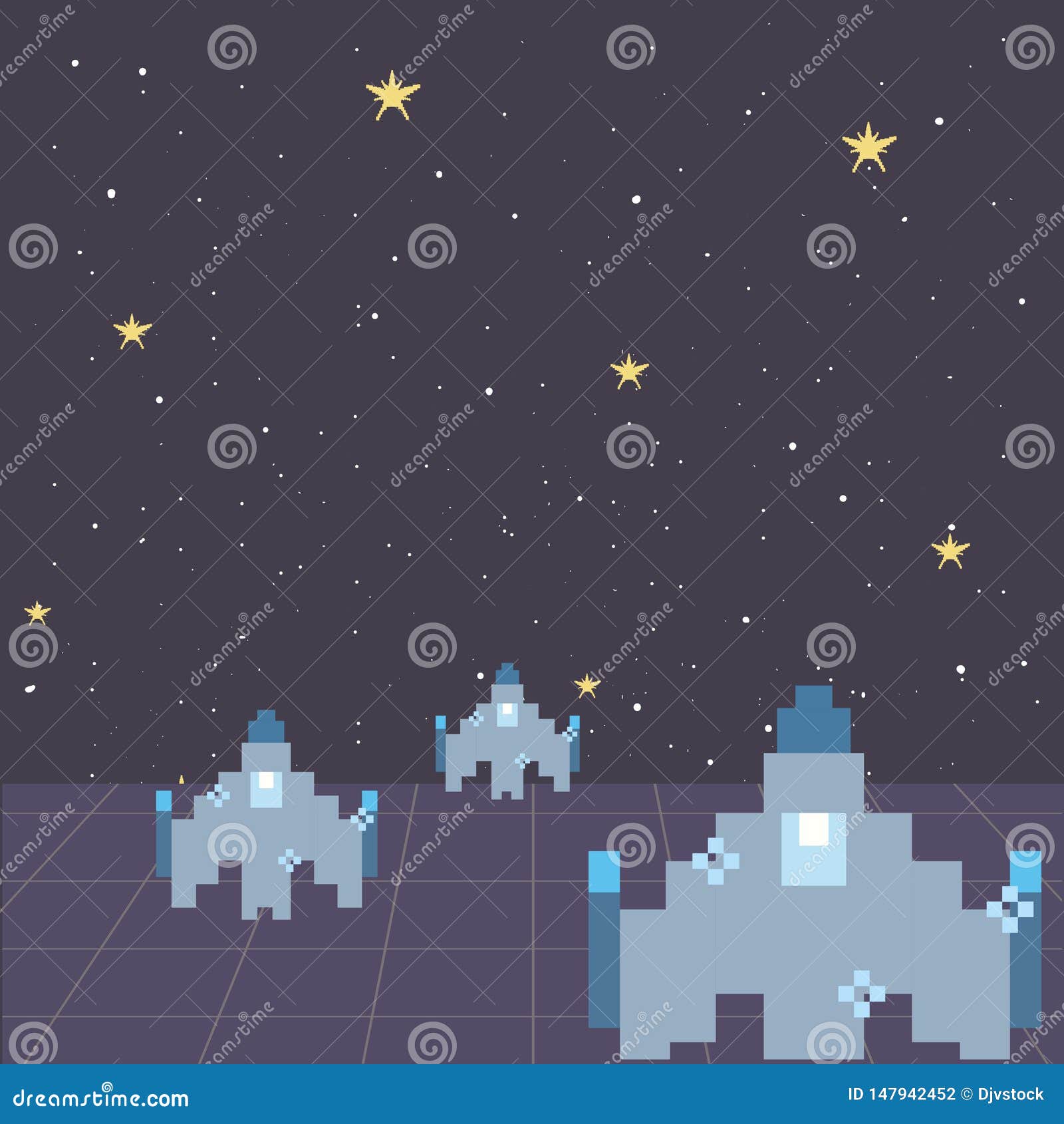 Video game retro stock illustration. Illustration of cartoon - 147942452