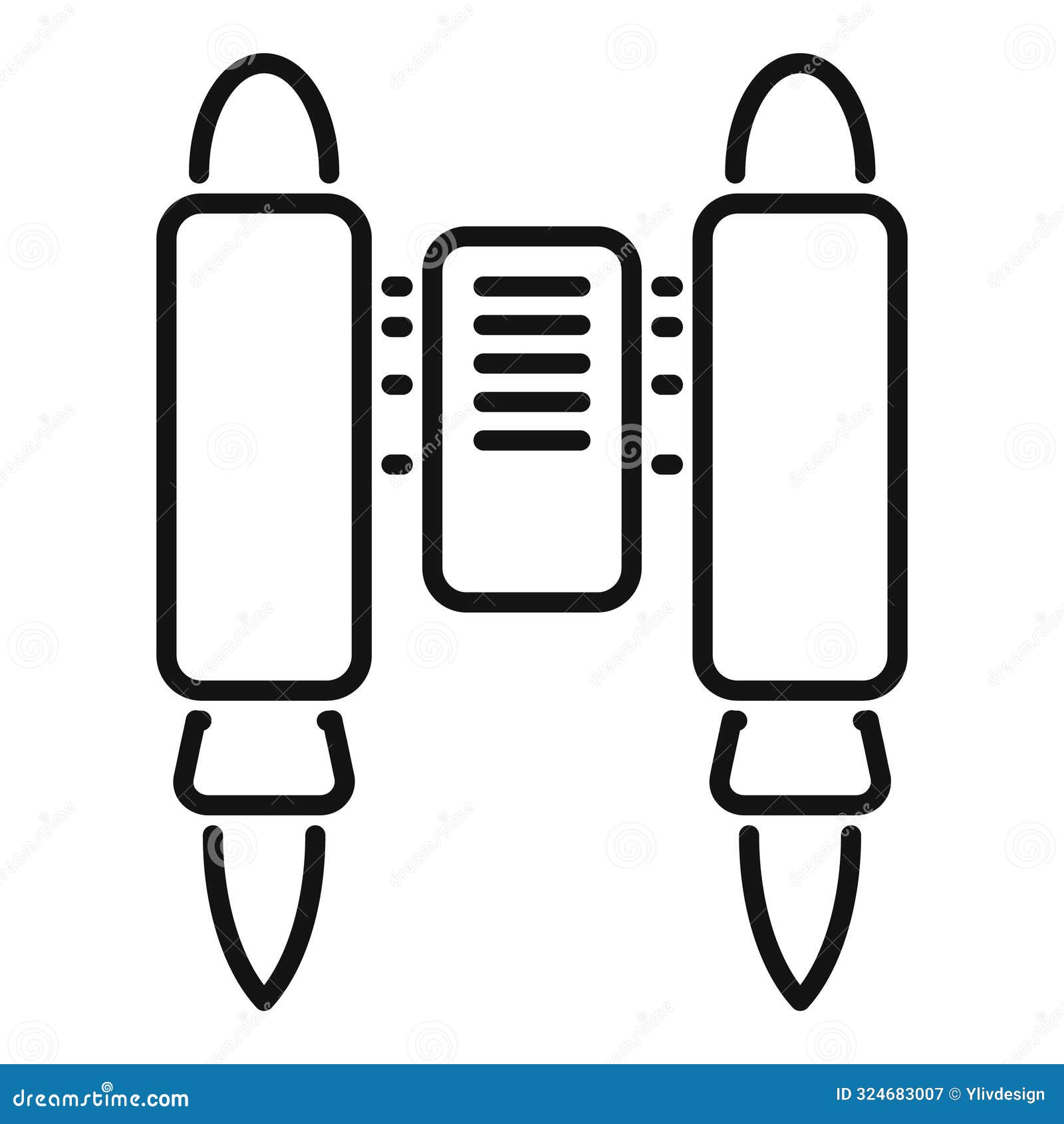 Spaceship Rocket Launching from Platform Taking Off To Explore Galaxy ...