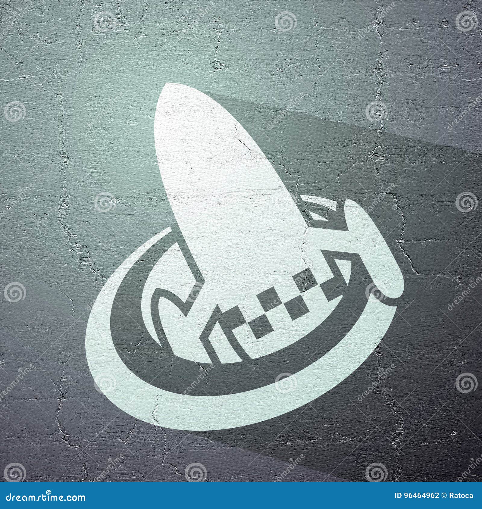 Spaceship sign stock illustration. Illustration of pilot - 96464962