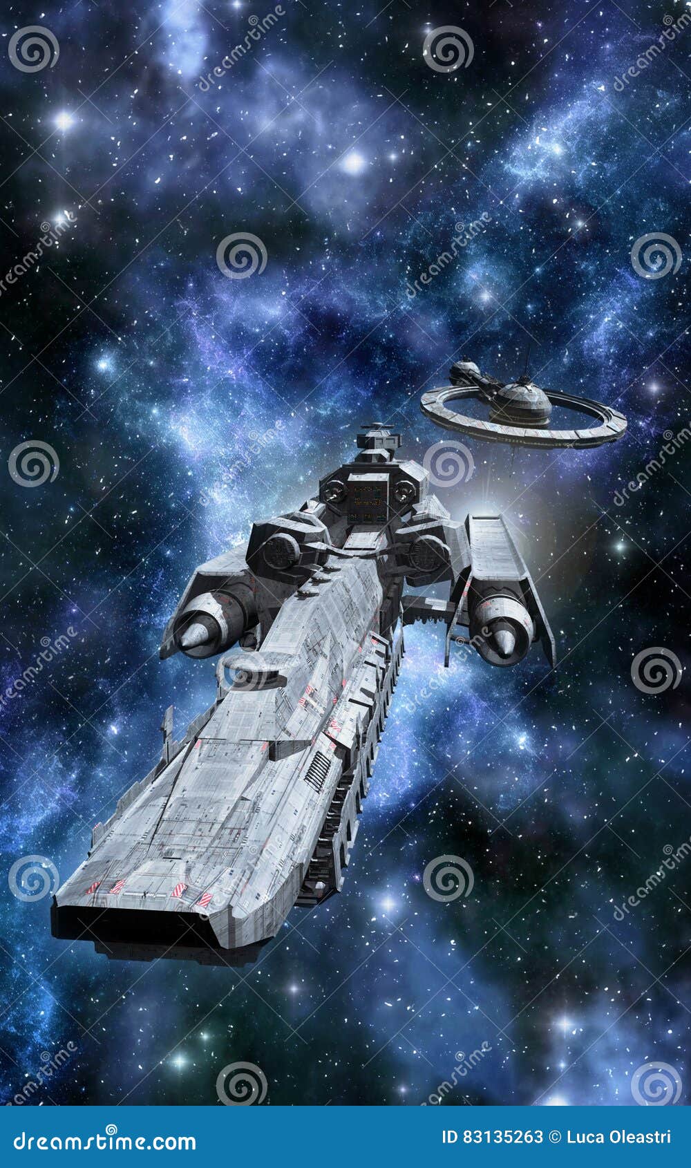 Battle Damaged Space Station