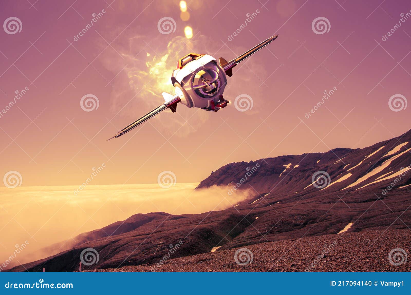 Spaceship Traveling between Planets of Distant Galaxies. Exploration of ...