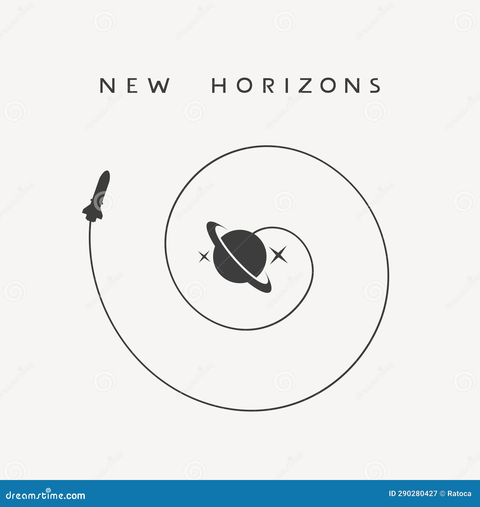 Spacial Exploration Illustration Stock Vector - Illustration of space ...