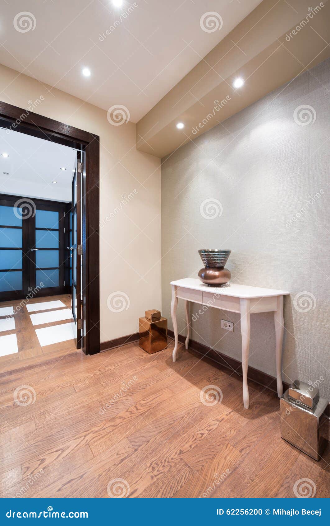 Spacious anteroom interior stock photo. Image of lamp - 62256200