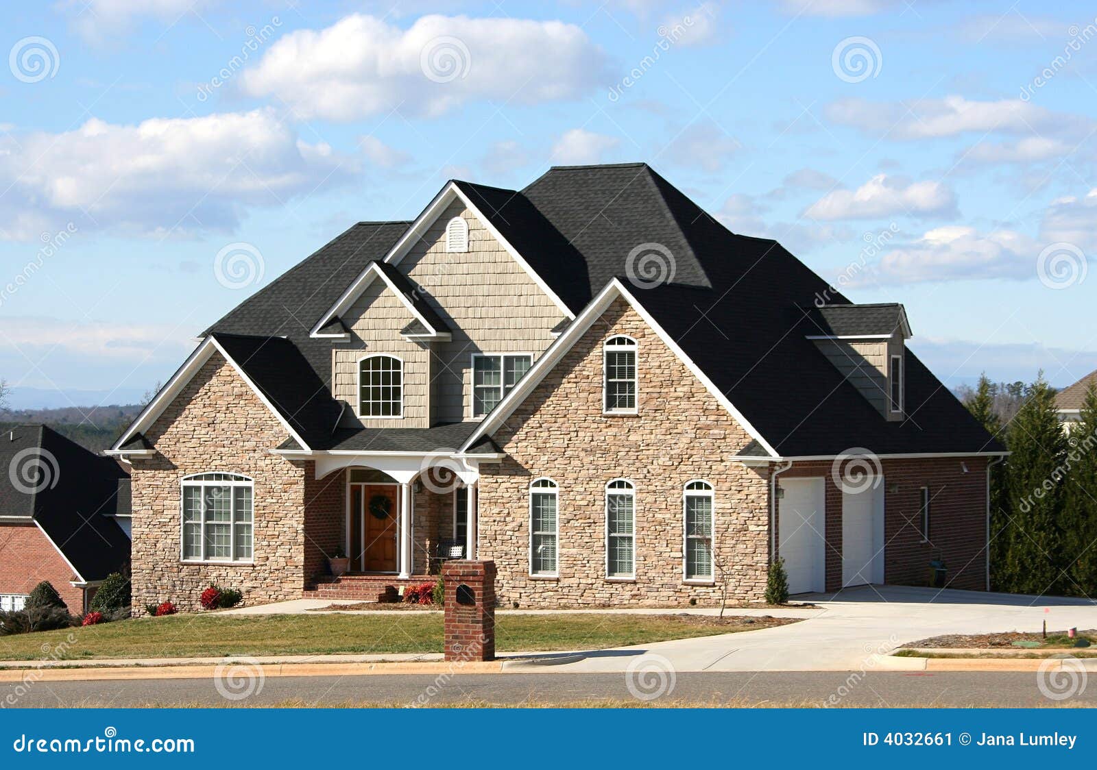 Spacious Home stock image. Image of large, real, development - 4032661