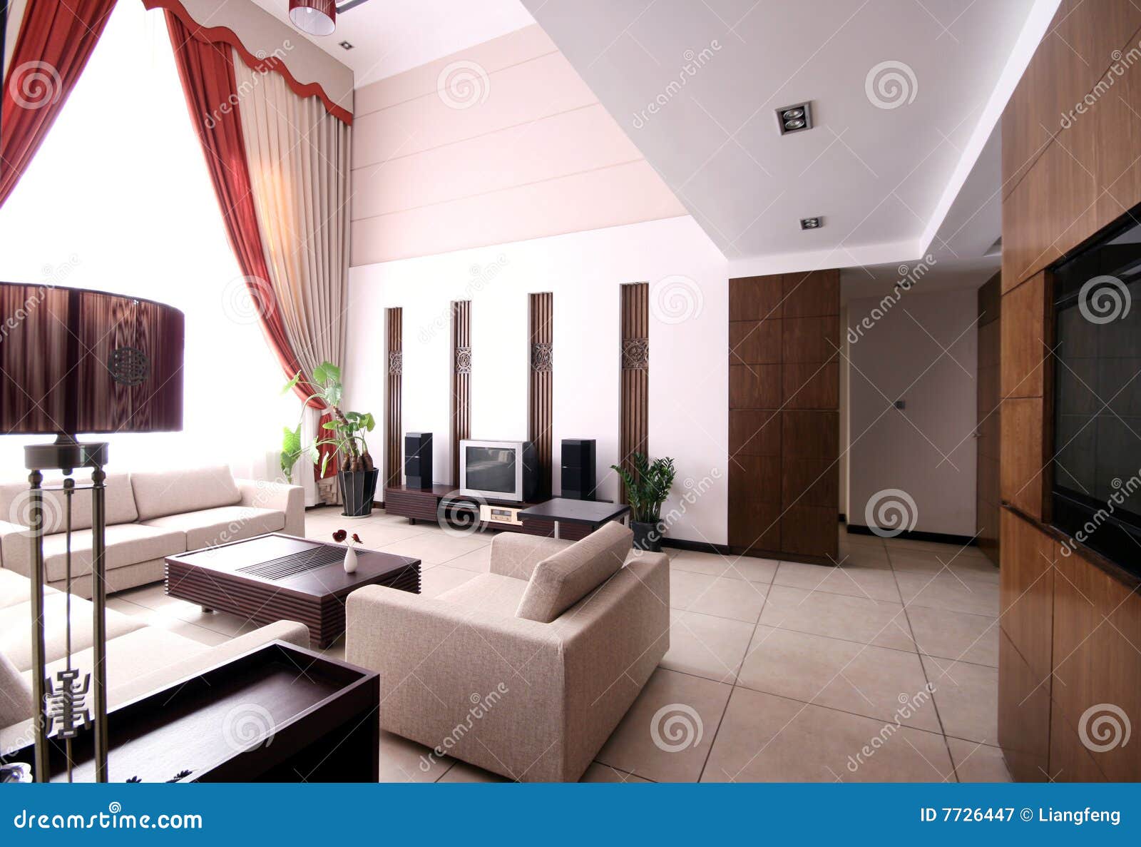 Spacious home stock image. Image of rooms, decoration - 7726447