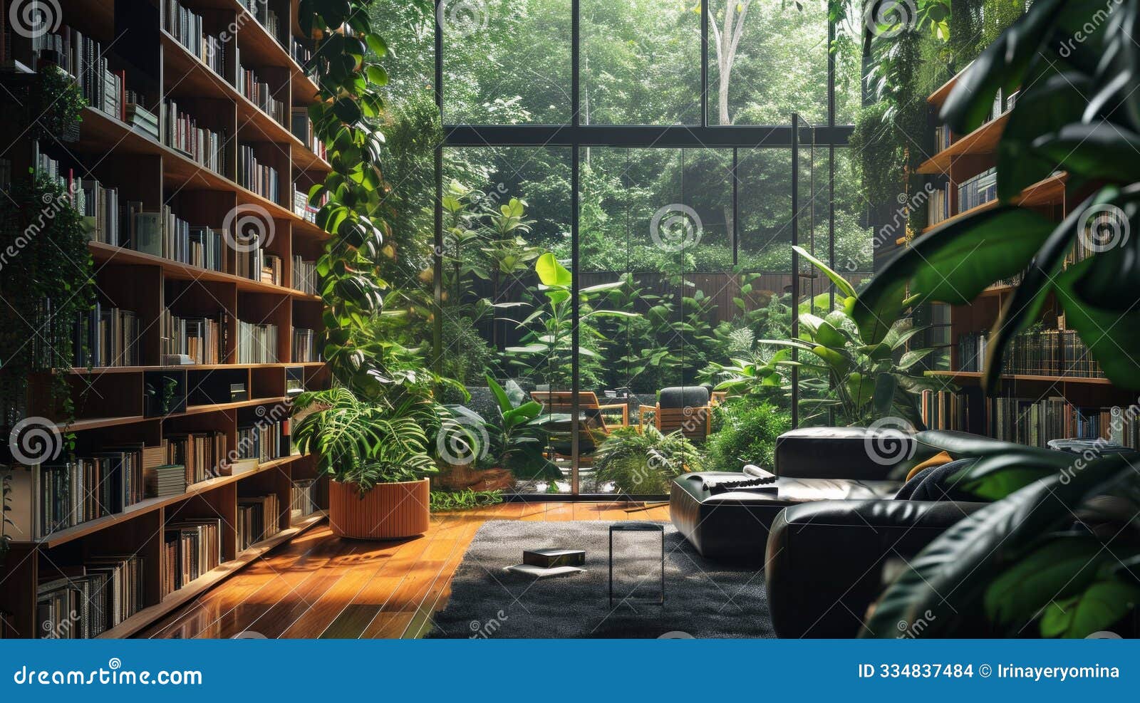 Biophilic Library Interior. Inviting Spaces For Knowledge Seekers ...