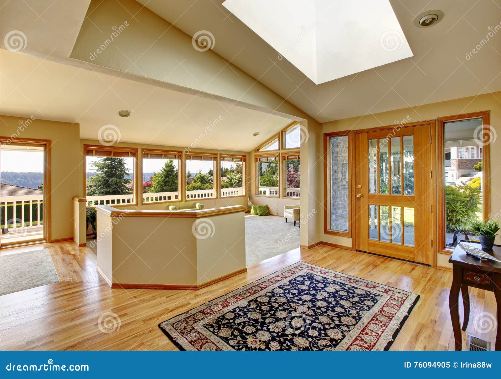 Spacious Rest Area with Many Windows and Perfect View. Stock Image ...