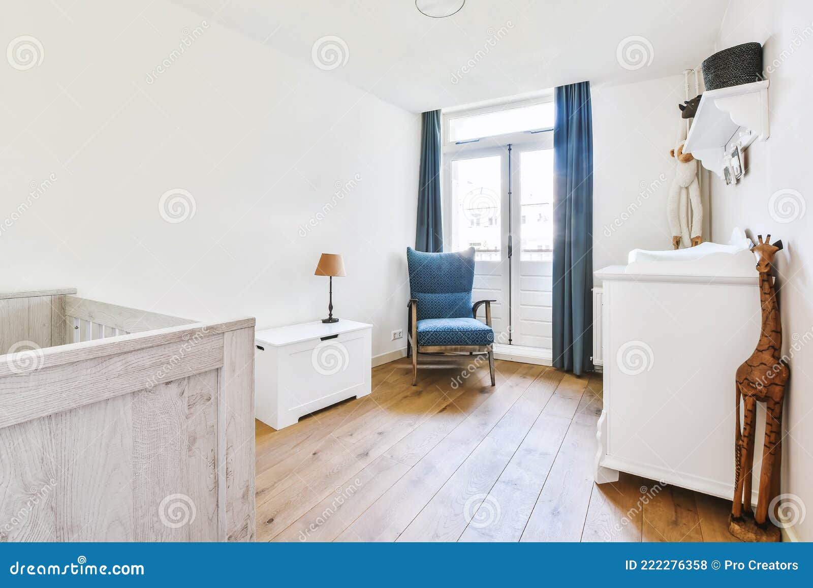 Spacious room design stock photo. Image of decorative - 222276358