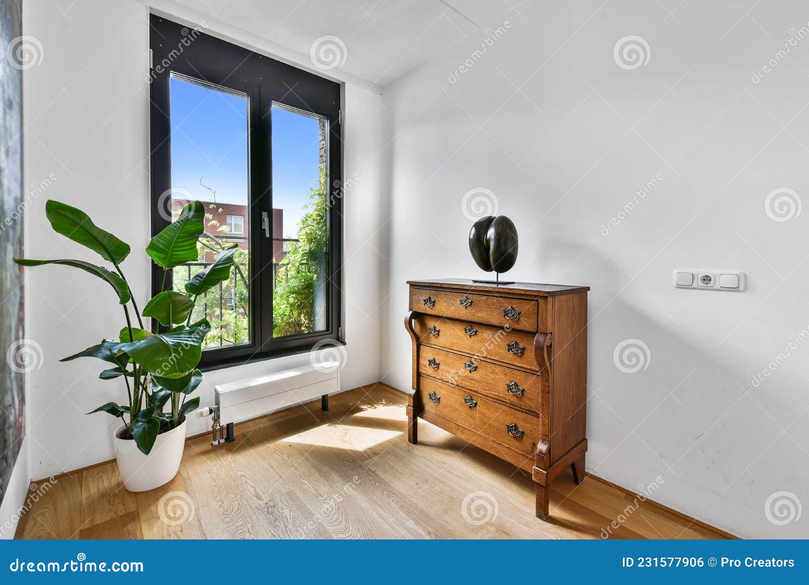 Spacious room design stock photo. Image of decorative - 231577906