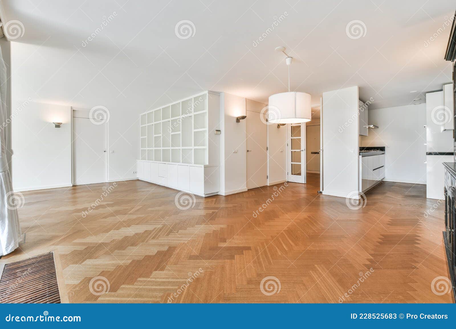 Spacious room design stock image. Image of spacious - 228525683