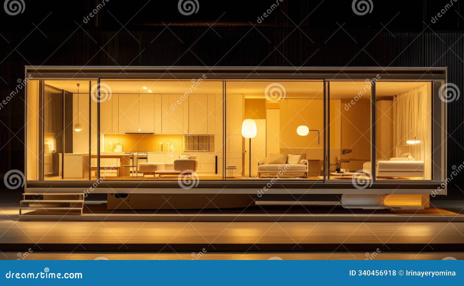 Spacious Tiny Modular Home with Open Floor Plan and Customizable ...