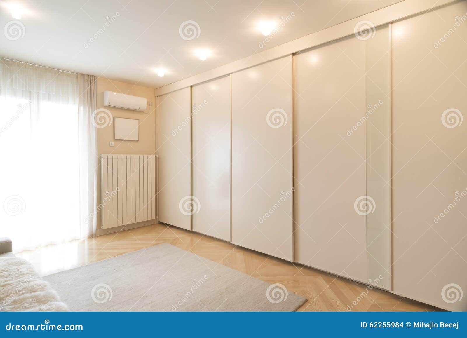 Spacious wardrobe interior stock photo. Image of apartment - 62255984