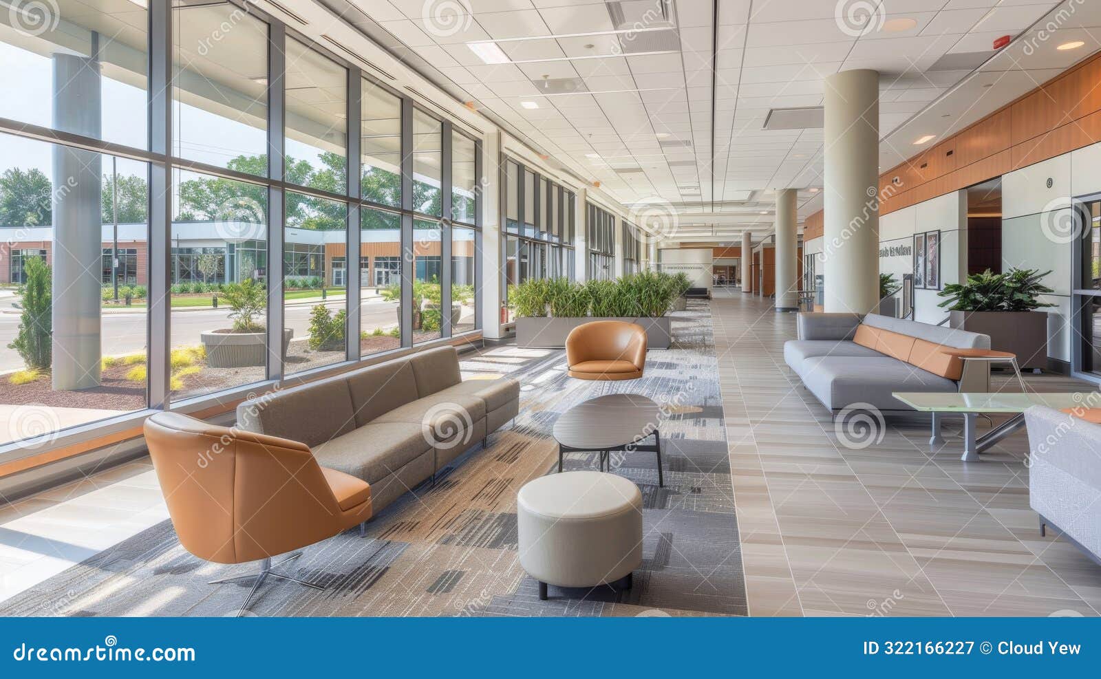 Spacious Work Environment with Breakout Zones for Well-being Stock ...