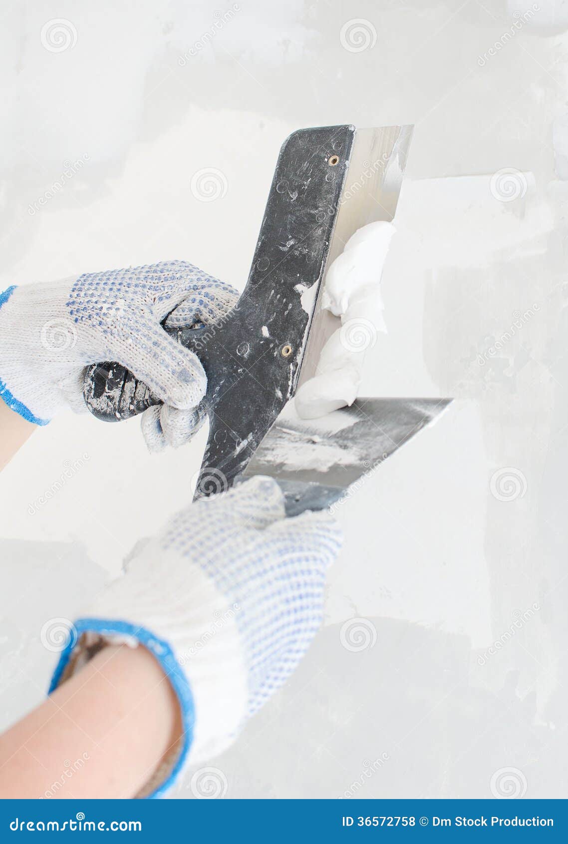 Spackling paste stock photo. Image of building, construction - 36572758