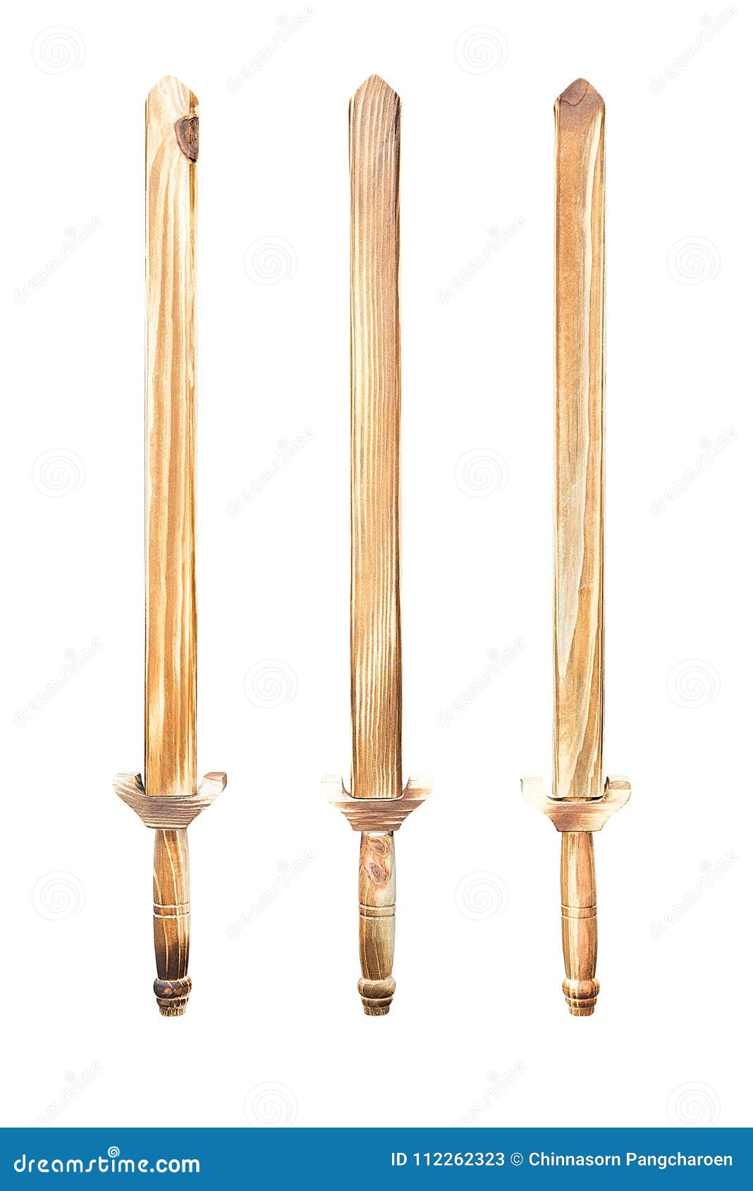 Spada di legno isolata immagine stock. Immagine di spada - 112262323