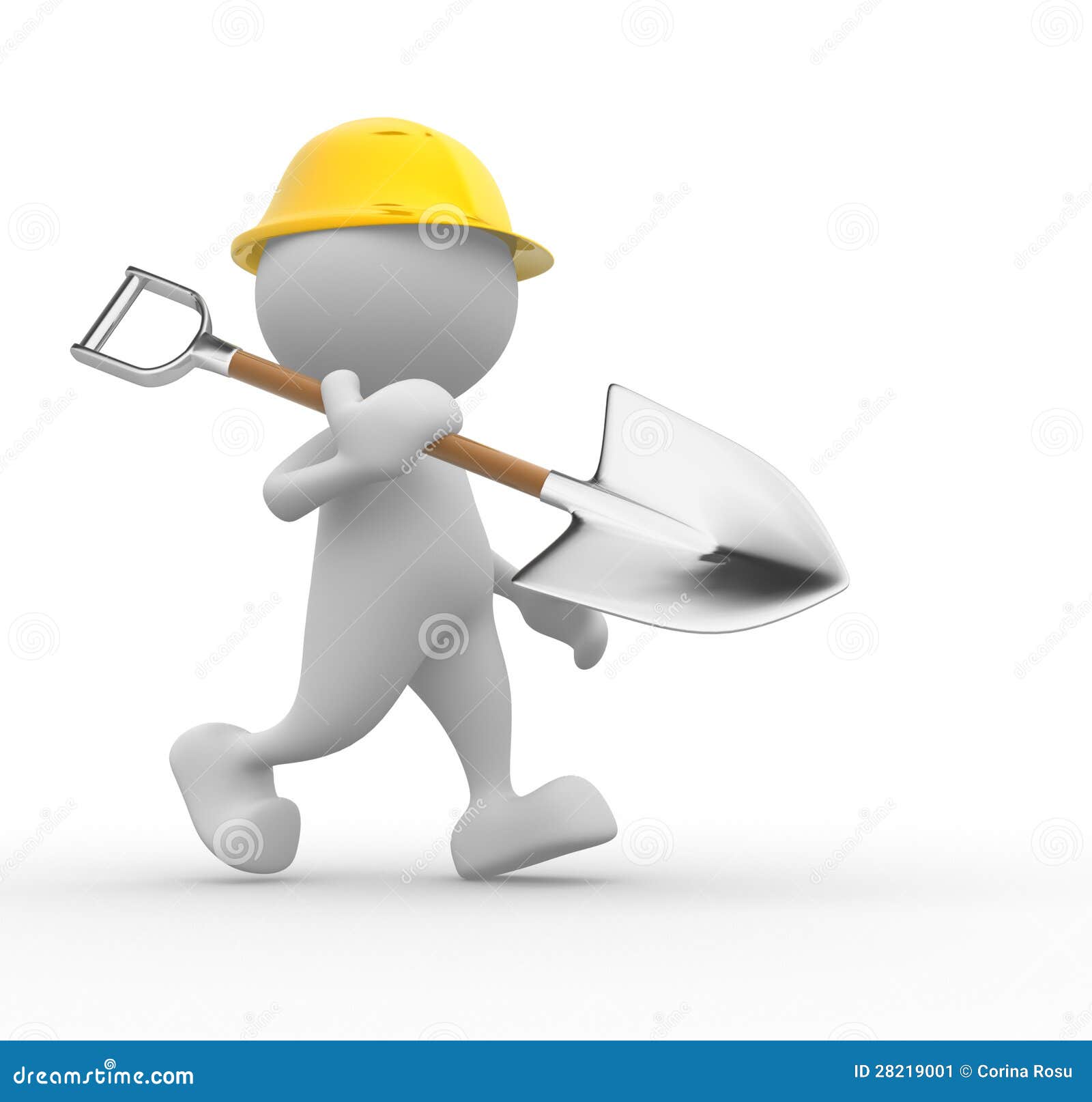 Spade stock illustration. Illustration of protected, white - 28219001