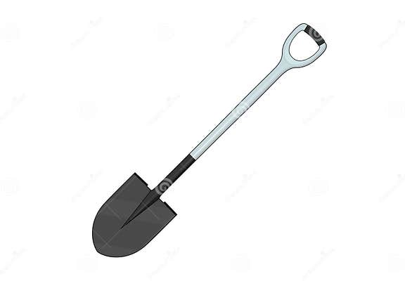 Spade stock vector. Illustration of spade, shovel, icon - 39520481