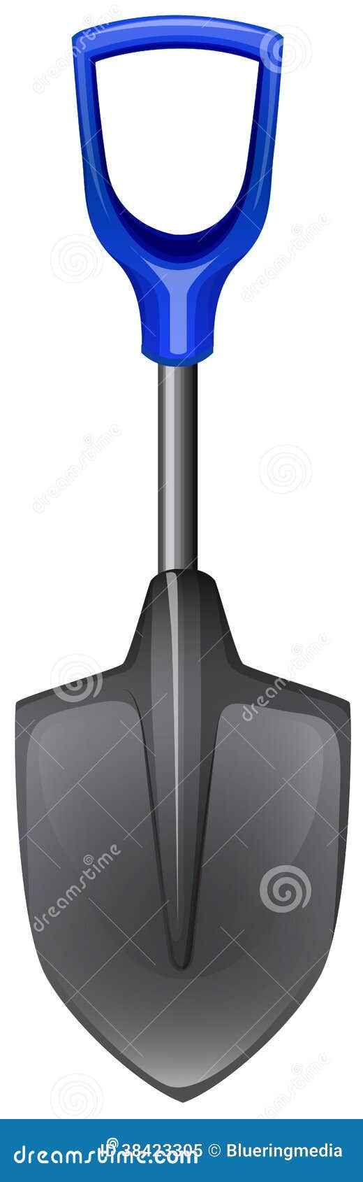 A spade stock vector. Illustration of drawing, sandy - 38423305