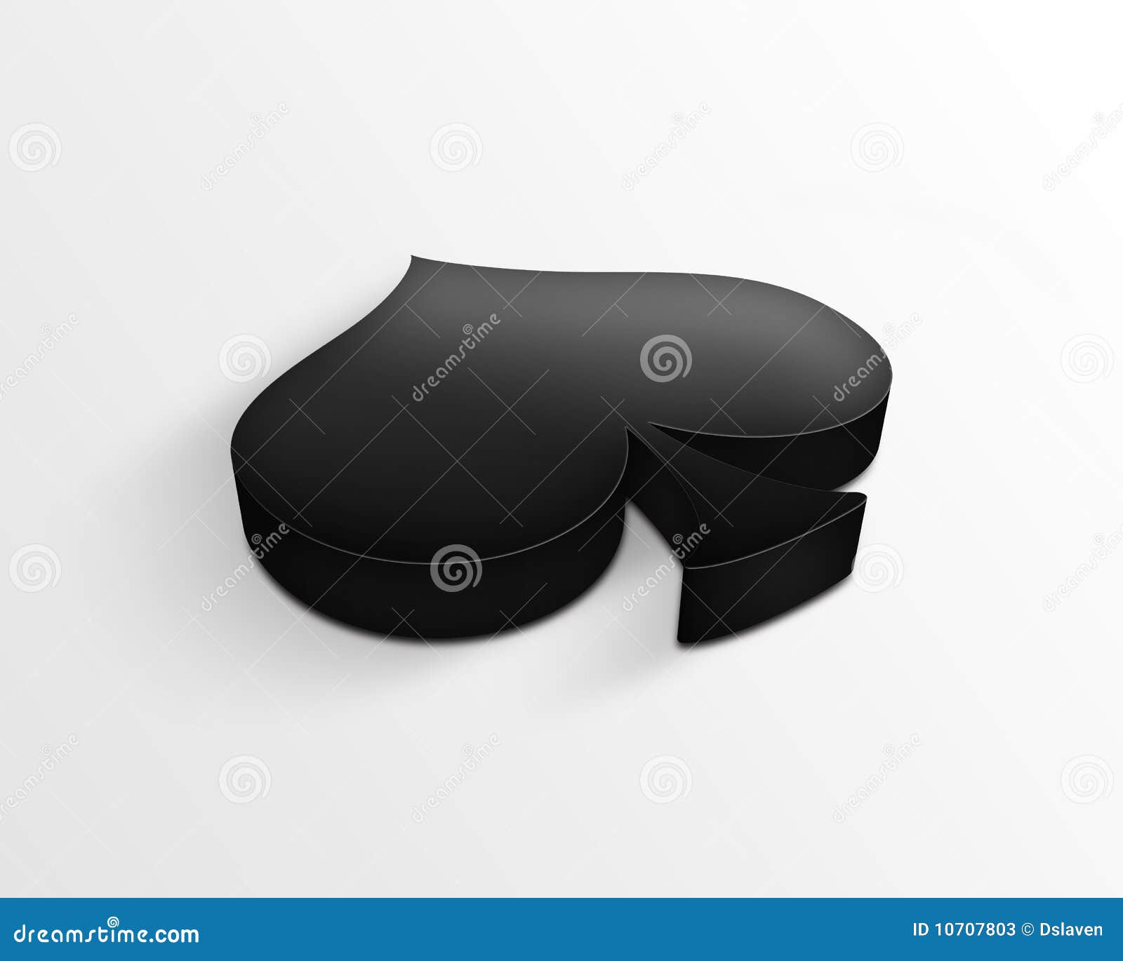 Spade Symbol Red Blue. Playing Card. Abstract Night Sky Background ...