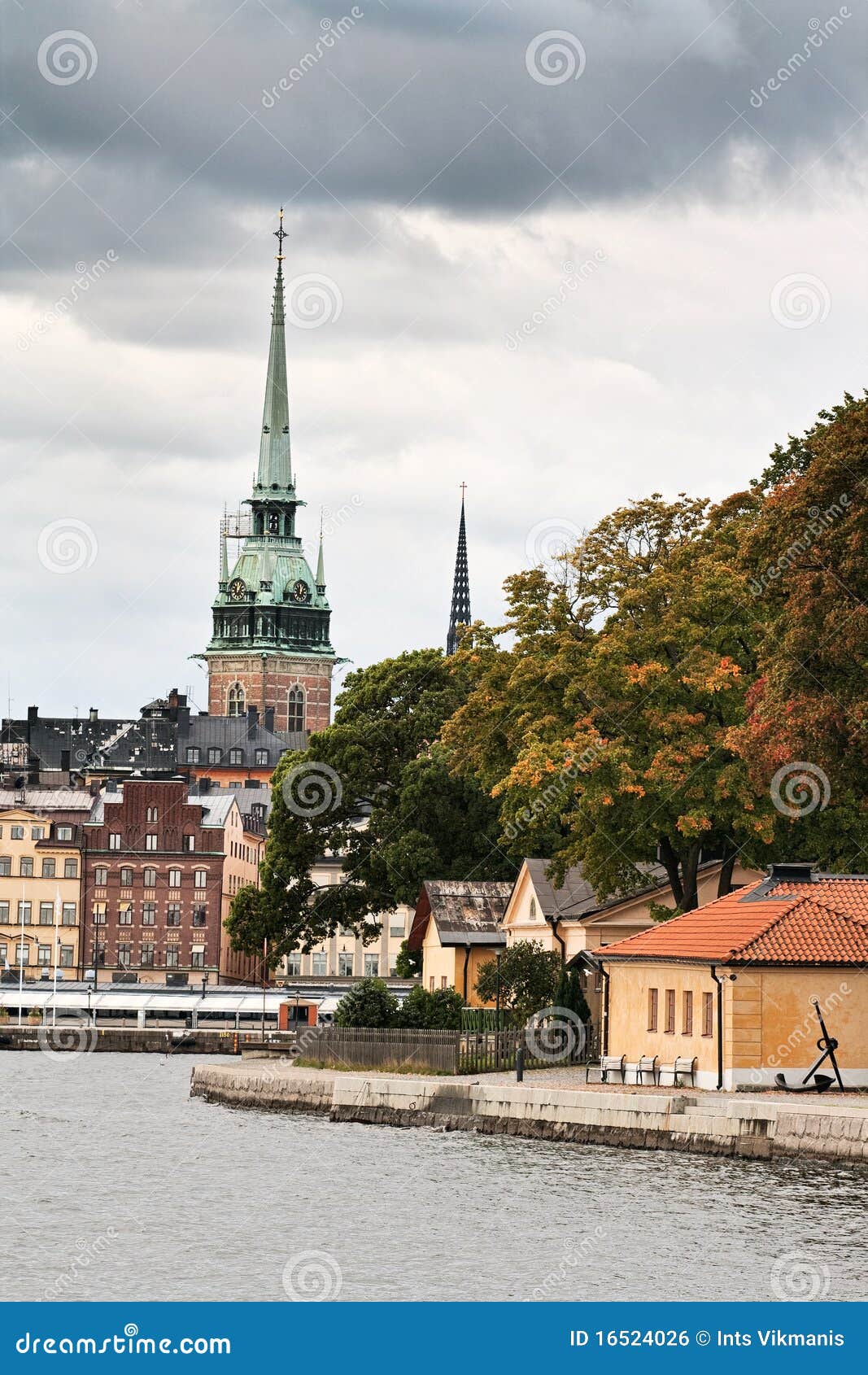 Spadek Stockholm zdjęcie stock. Obraz złożonej z pejzaż - 16524026