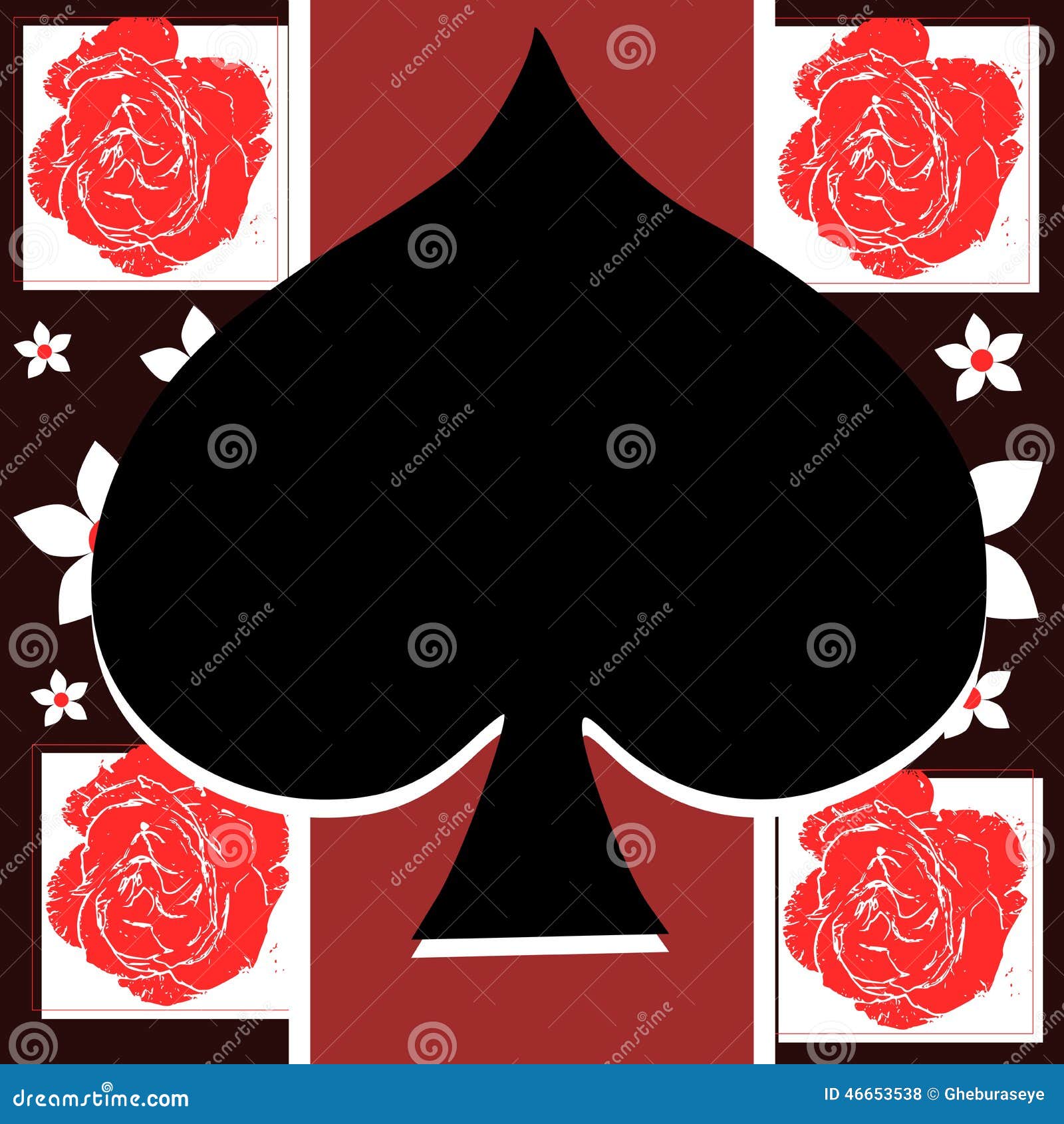 Spades on Abstract Background Stock Vector - Illustration of ideal ...