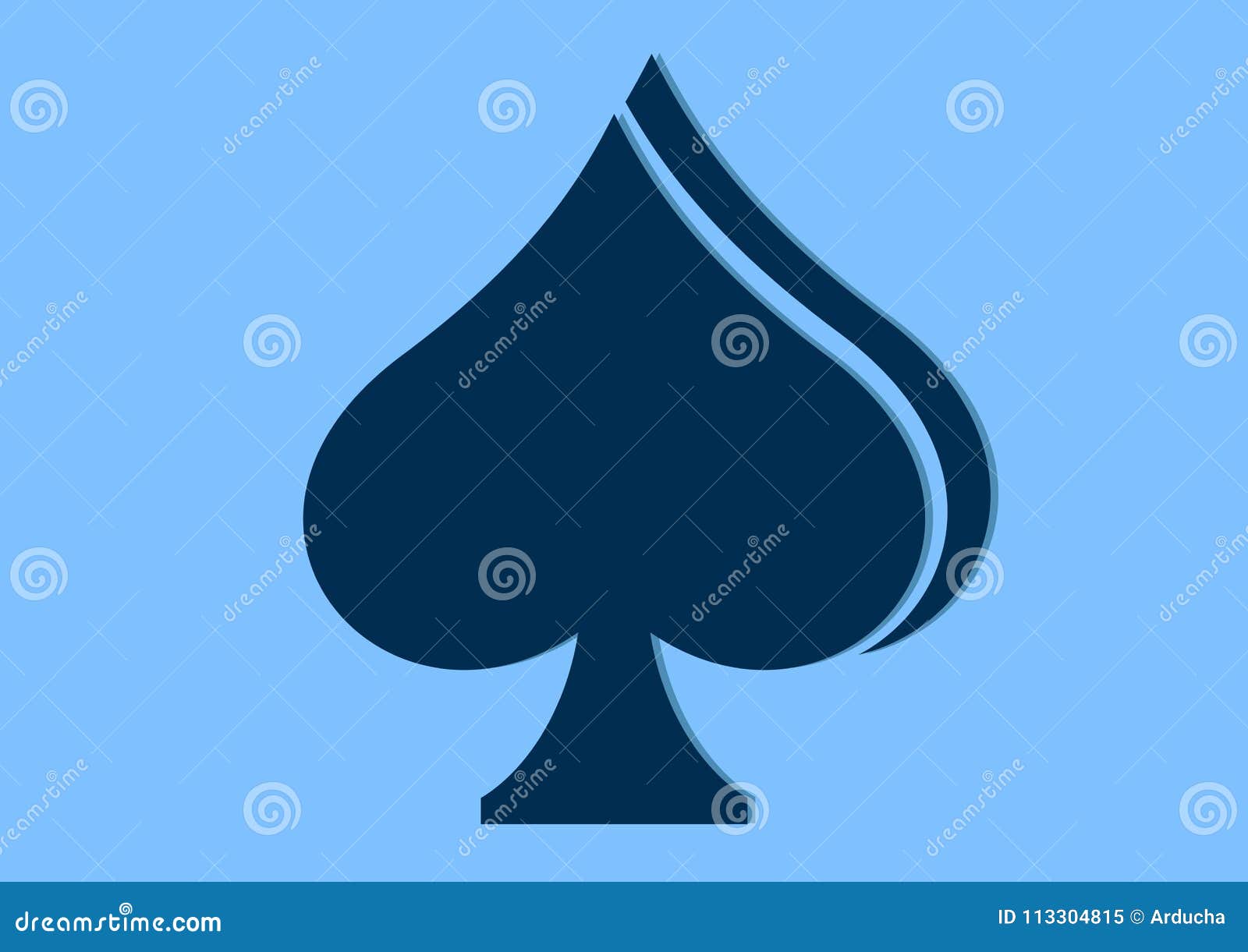 SPADES Royale In Black Shield. Casino Banner With Award Ribbon And ...