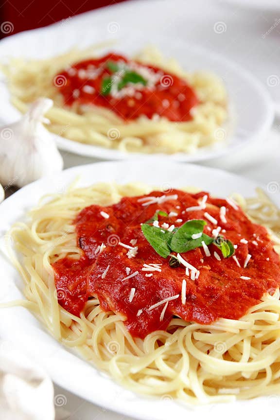 Spagetti dinner stock photo. Image of gourmet, menu, good - 5478258