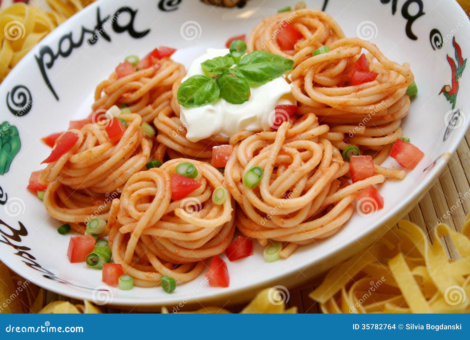 Spagettis stock photo. Image of fresh, easy, delicious - 35782764