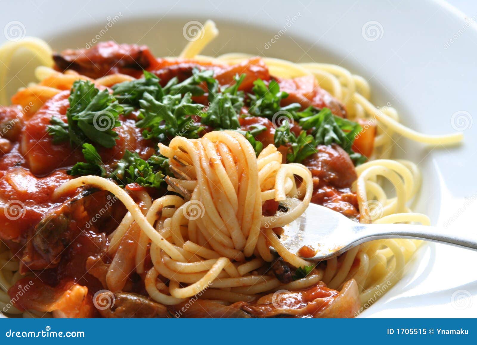Spaghetti stock image. Image of dish, eating, healthy - 1705515