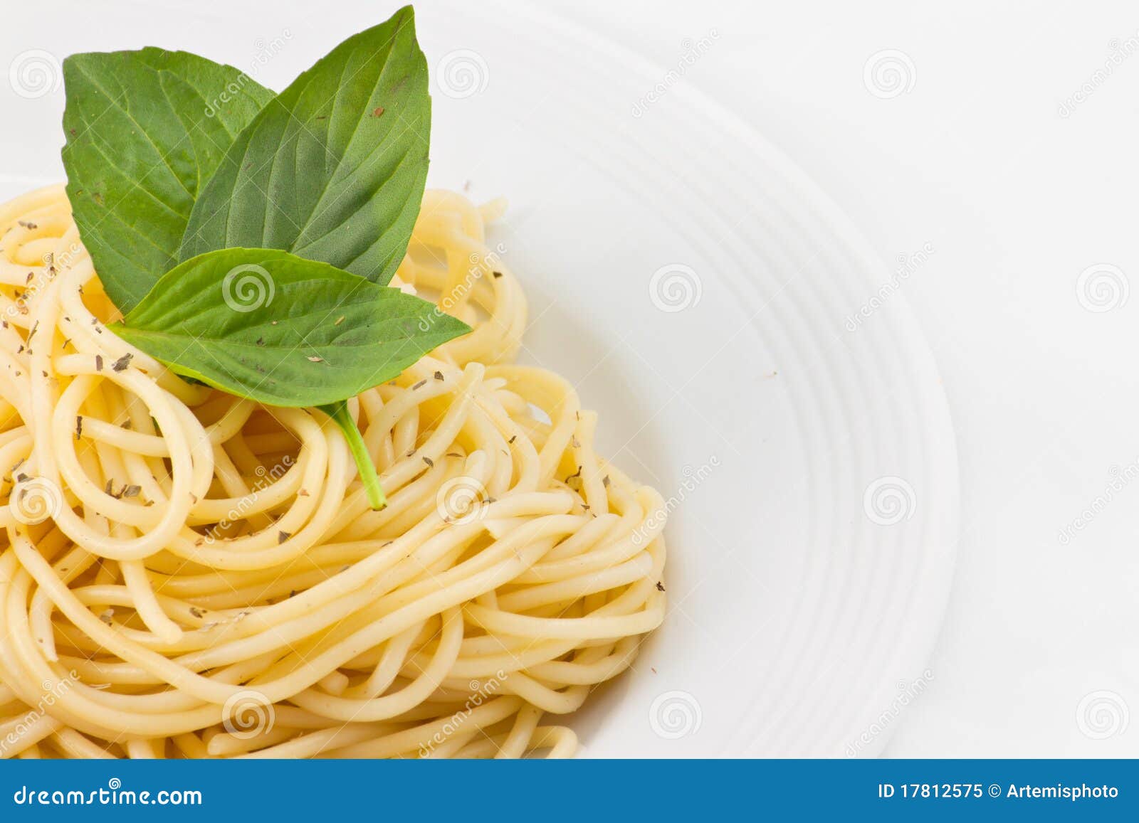 Spaghetti stock image. Image of herb, dish, delicious - 17812575