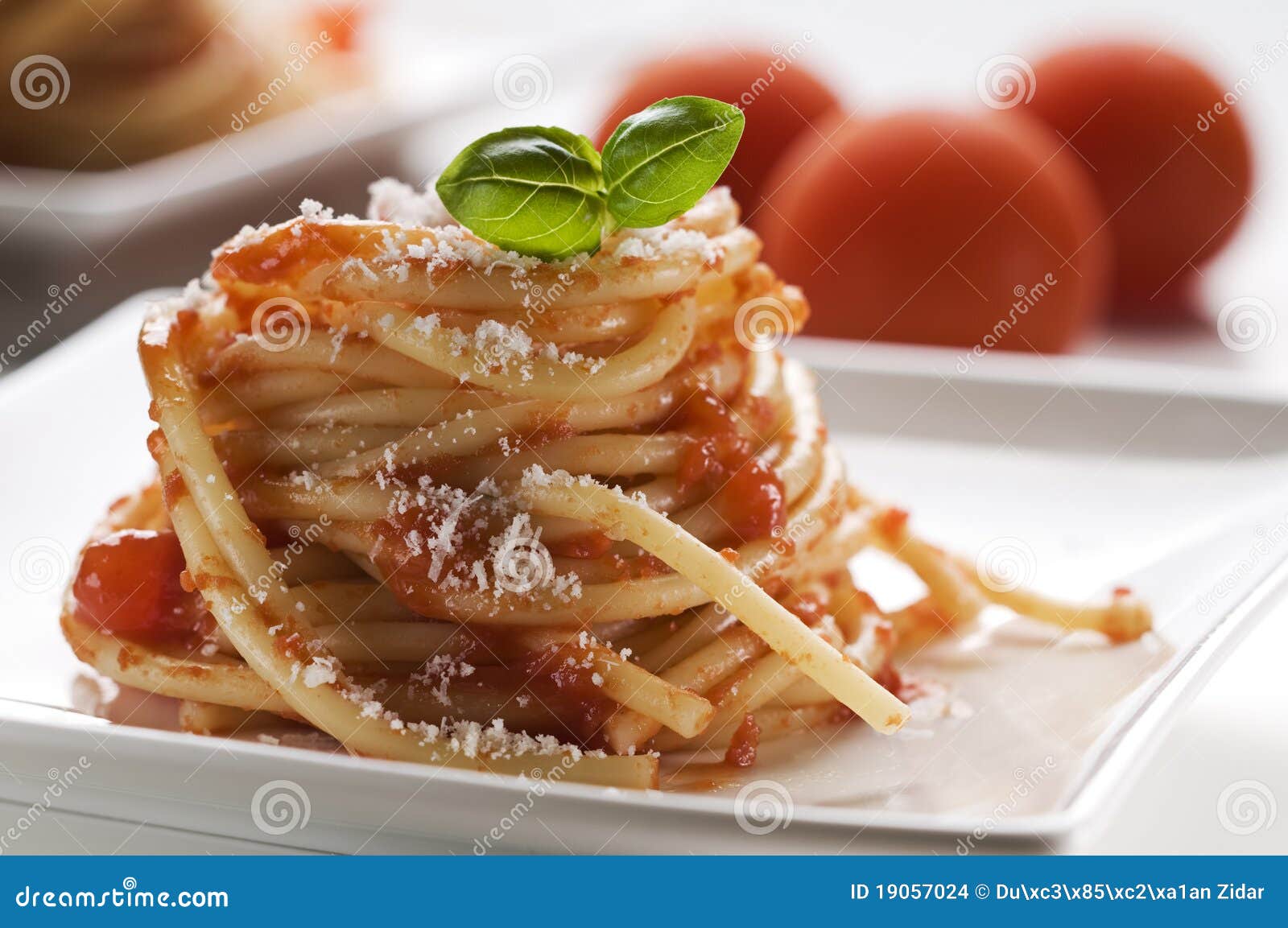 Spaghetti stock photo. Image of ingredient, sauce, traditional - 19057024
