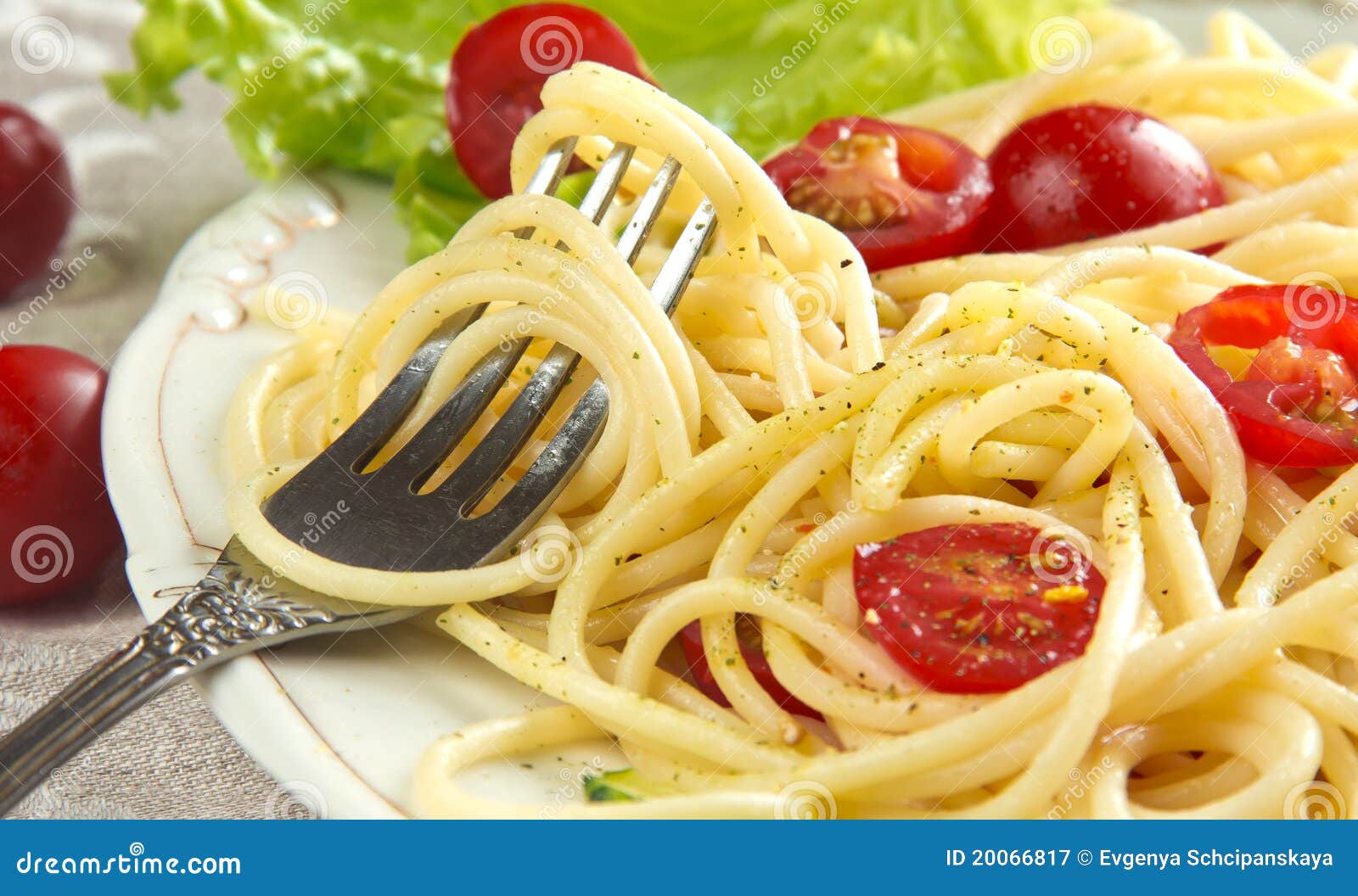 Spaghetti stock image. Image of vitamins, tasty, dish - 20066817
