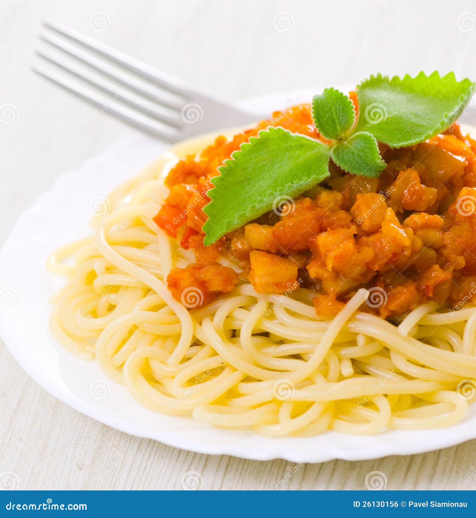Spaghetti stock photo. Image of classic, herb, health - 26130156
