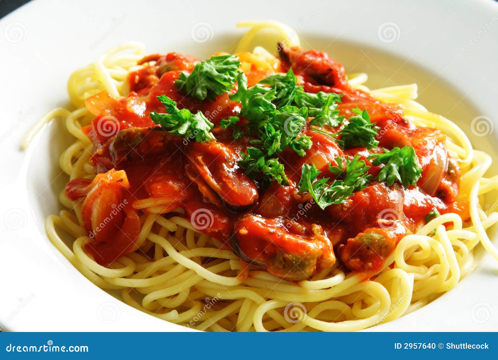 Spaghetti stock photo. Image of culinary, meat, dinner - 2957640