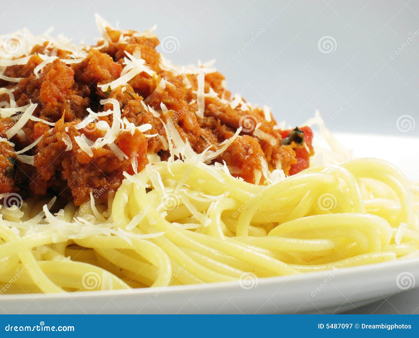 Spaghetti stock image. Image of lunch, sausage, meal, spices - 5487097