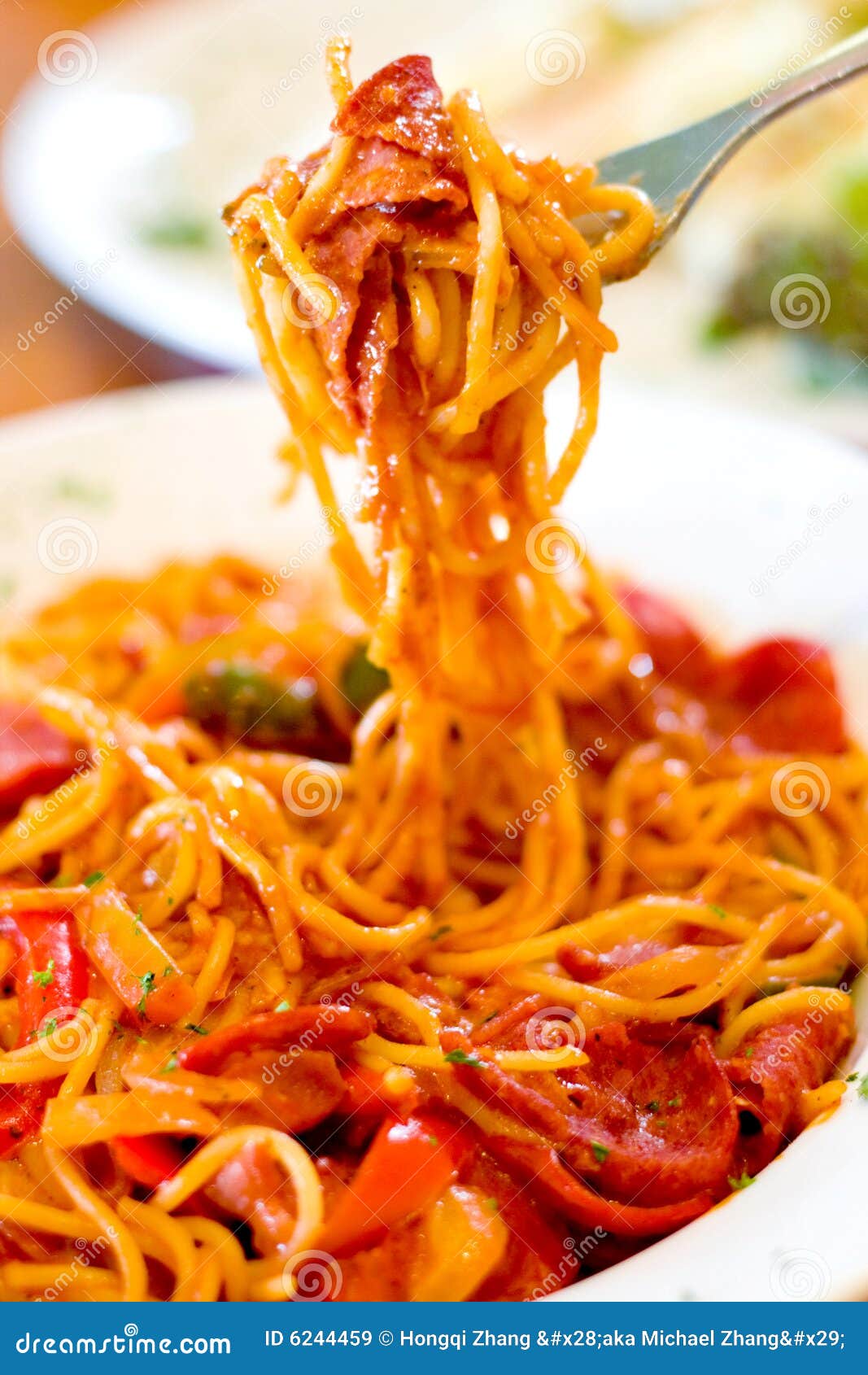 Spaghetti stock image. Image of health, juicy, fast, easy - 6244459