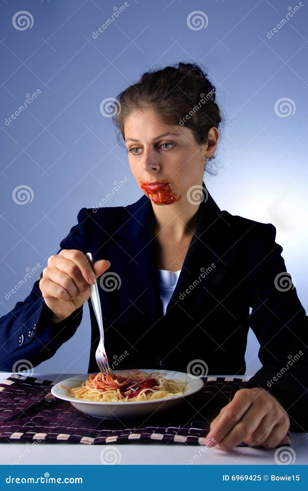 Spaghetti stock image. Image of young, woman, italy, business - 6969425