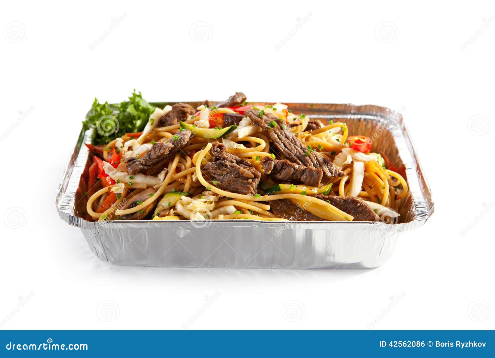 Spaghetti stock photo. Image of sauce, airline, gourmet - 42562086