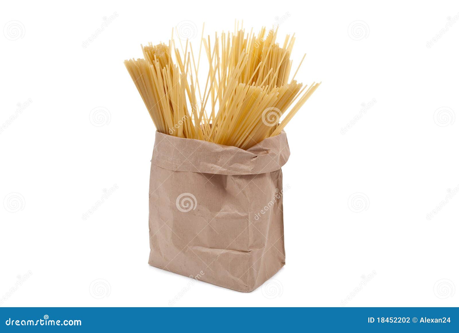 Spaghetti in bag stock photo. Image of dinner, mediterranean - 18452202