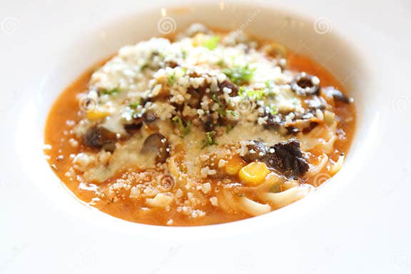 Spaghetti beef stew stock image. Image of cooked, dining - 141586579