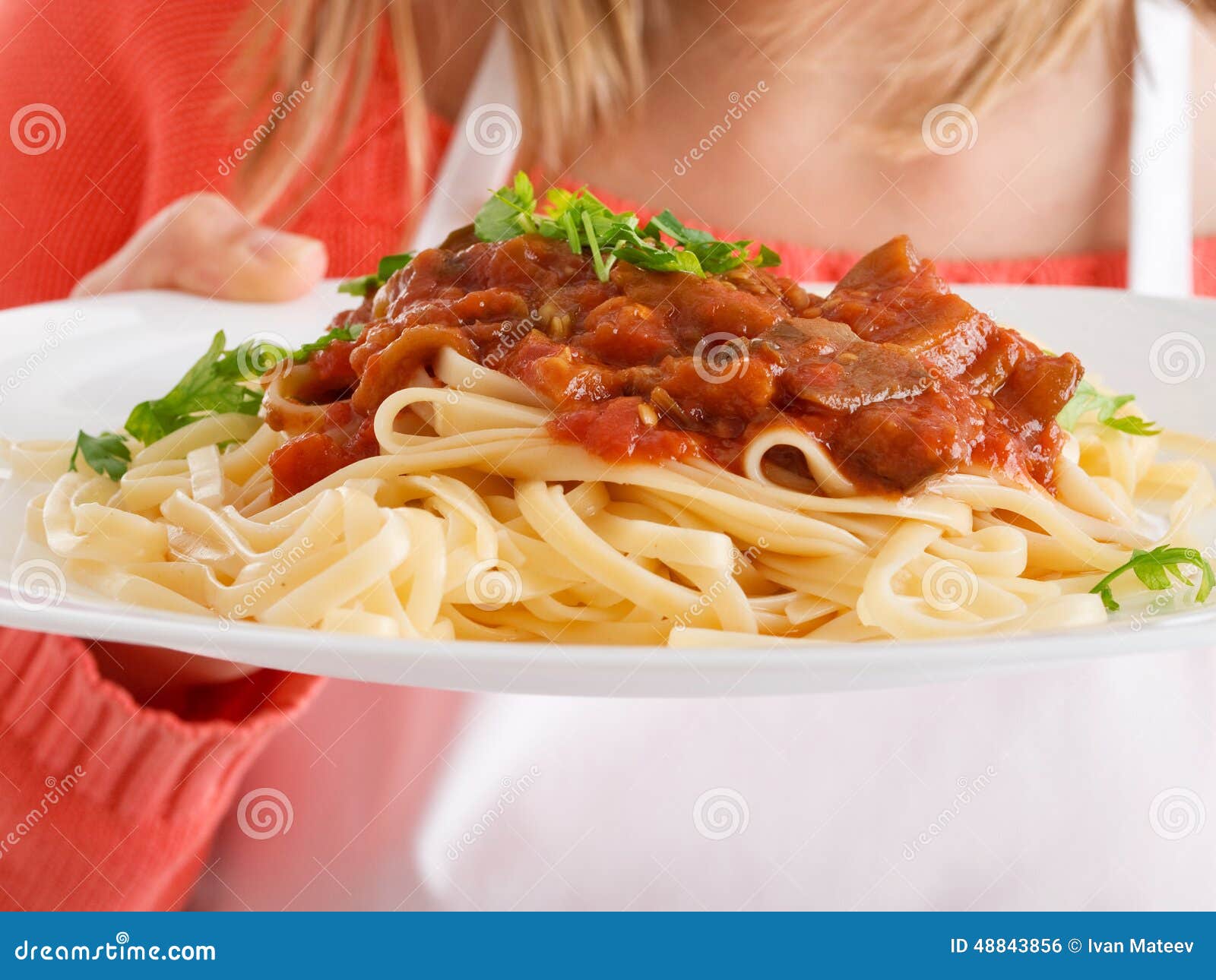 Spaghetti bolognese stock photo. Image of cuisine, cooked - 48843856