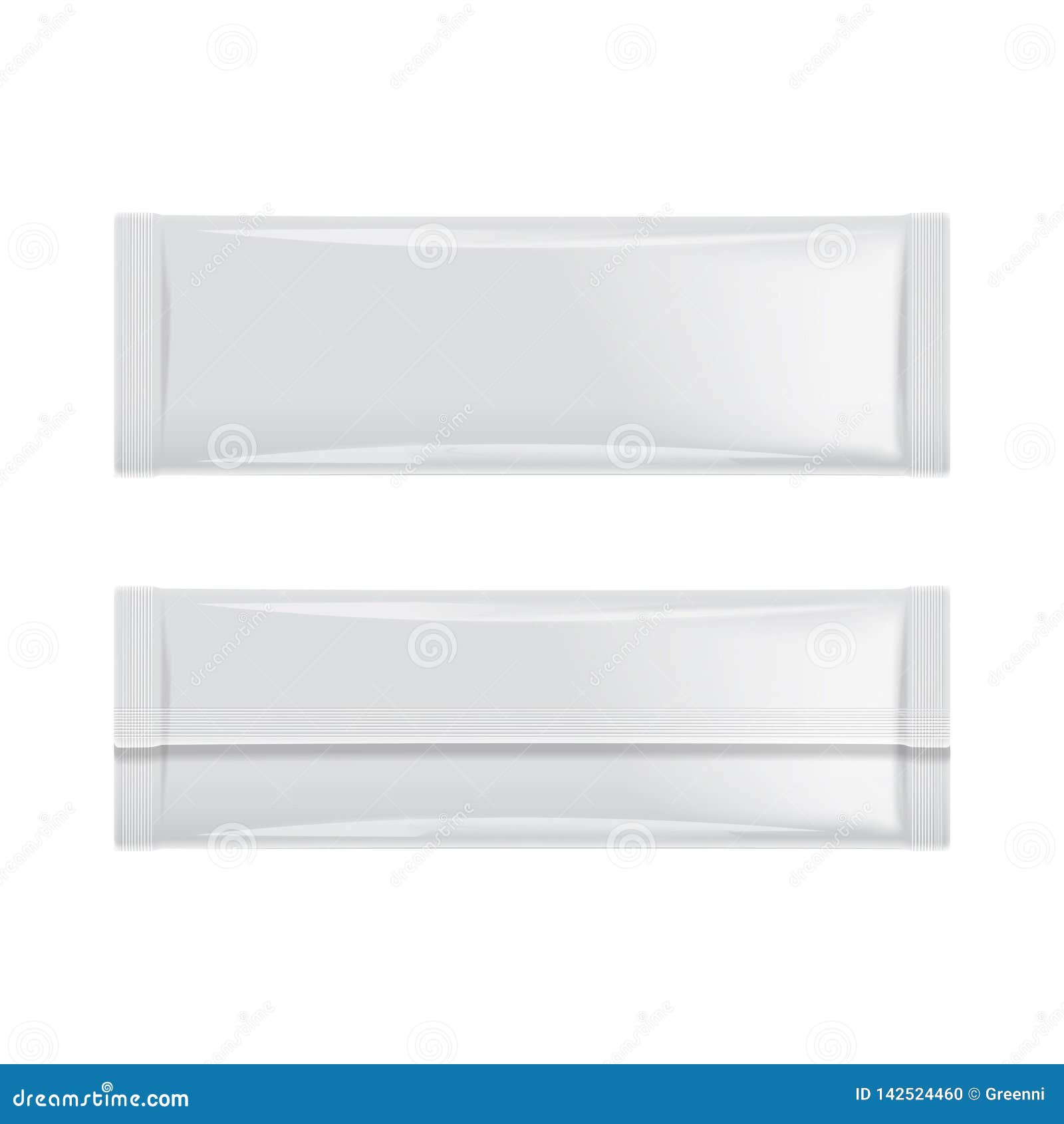 Spaghetti, Capellini, Pasta. White Package, Isolated On White ...